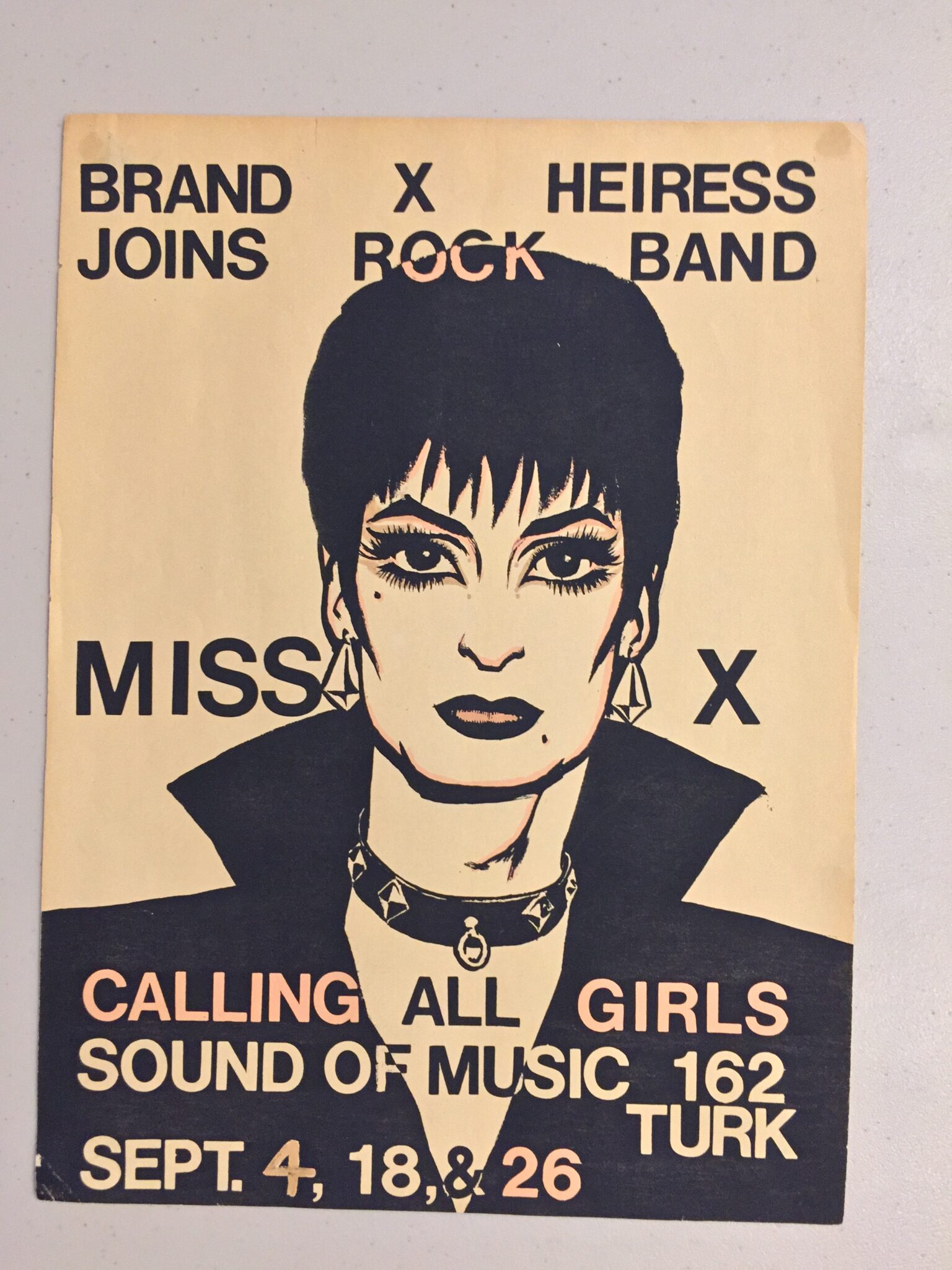 BRAND X HEIRESS JOINS ROCK BAND-MISS X - Doris Fish Forever